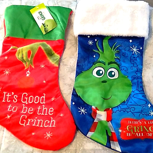 grinch Dr Seuss | Holiday | The Grinch Dr Seuss Stockings Full Size ...